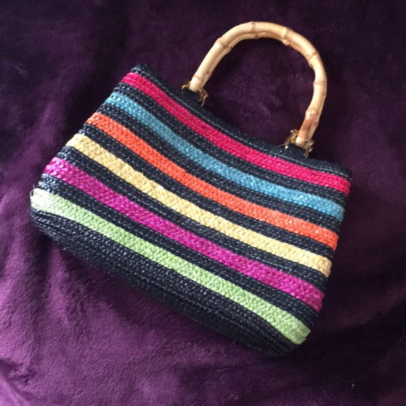croft & barrow | Bags | Croft Barrow Bamboo Handle Bag | Poshmark